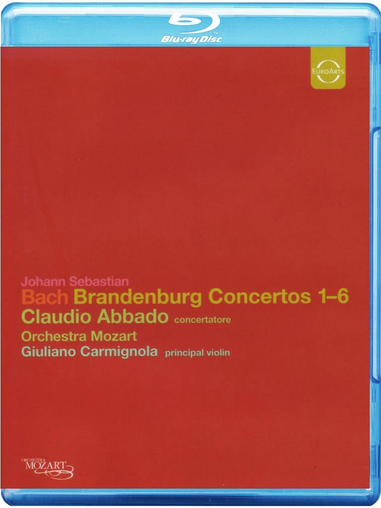 Bach / Claudio Abbado - Brandenburg Concertos 1 - 6 (Bluray) | Tony's Muziekhuis